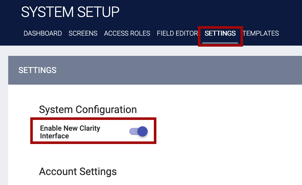 Step-by-step Instructions to Enable the New Clarity Human Services Interface